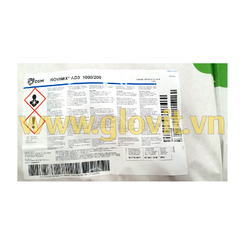 Rovimix AD3 1000/200 – Global Vitamin Co.,Ltd