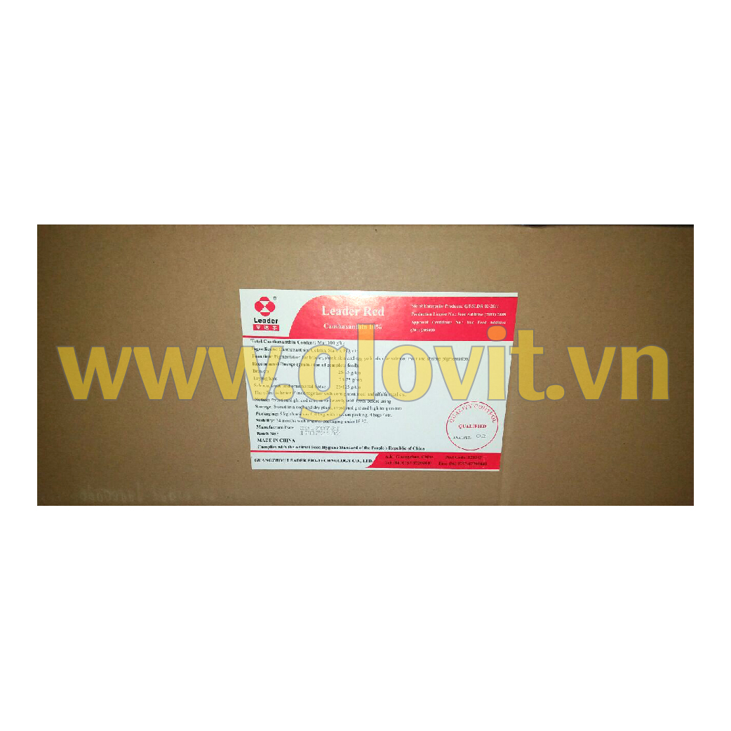 Canthaxanthin 10 % – Global Vitamin Co.,Ltd